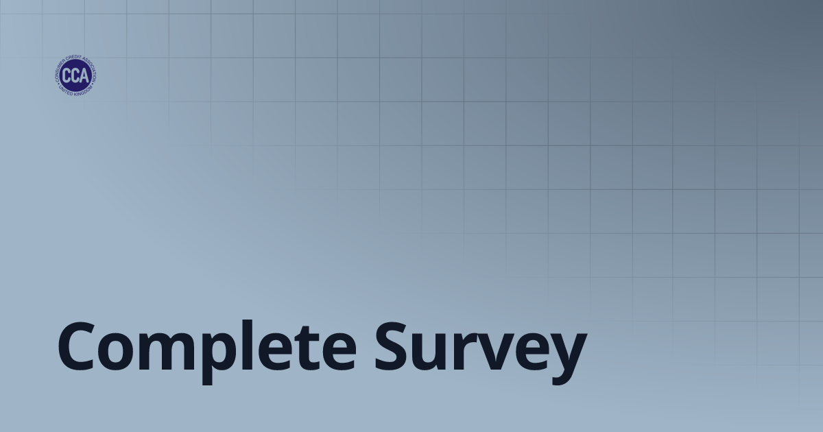 Complete Survey | CCA Digital